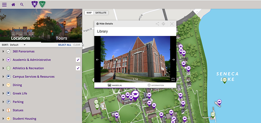 HWS Launches InteractiveMap and Virtual Tour