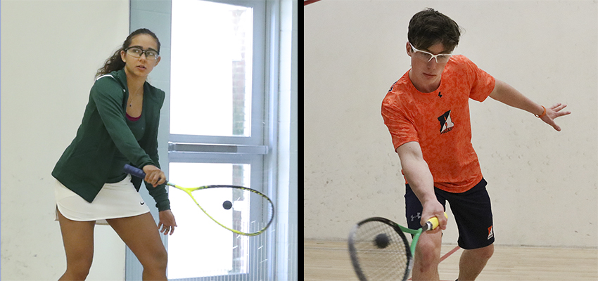 Fraser and Udy Named Top Squash Performers
