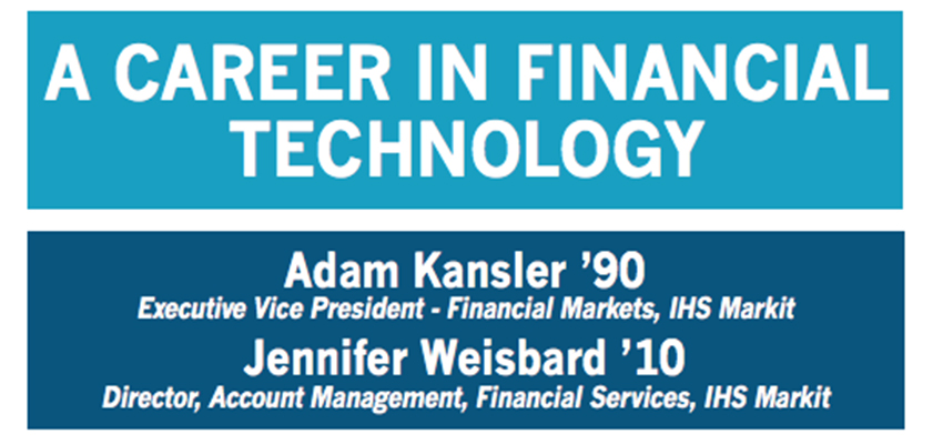 IHS Markit and Careers in Financial Technology