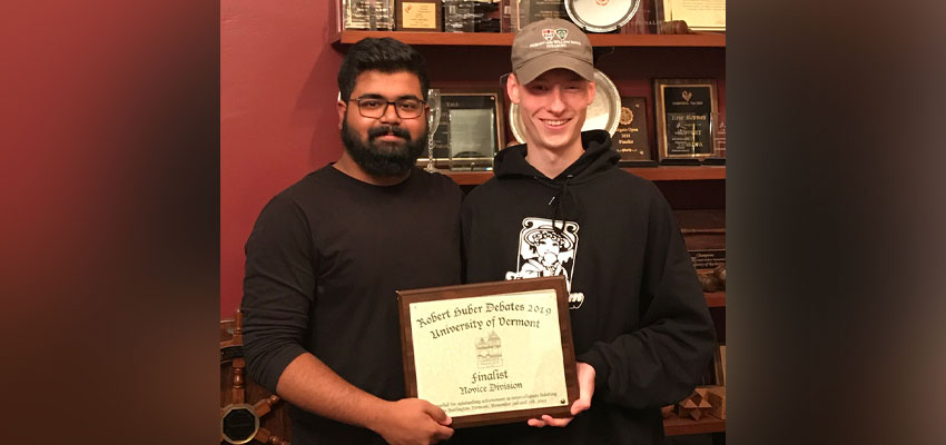 HWS Debate Success in Huber Tournament