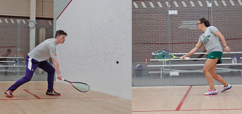 HWS Squash Teams Compete in Nationals